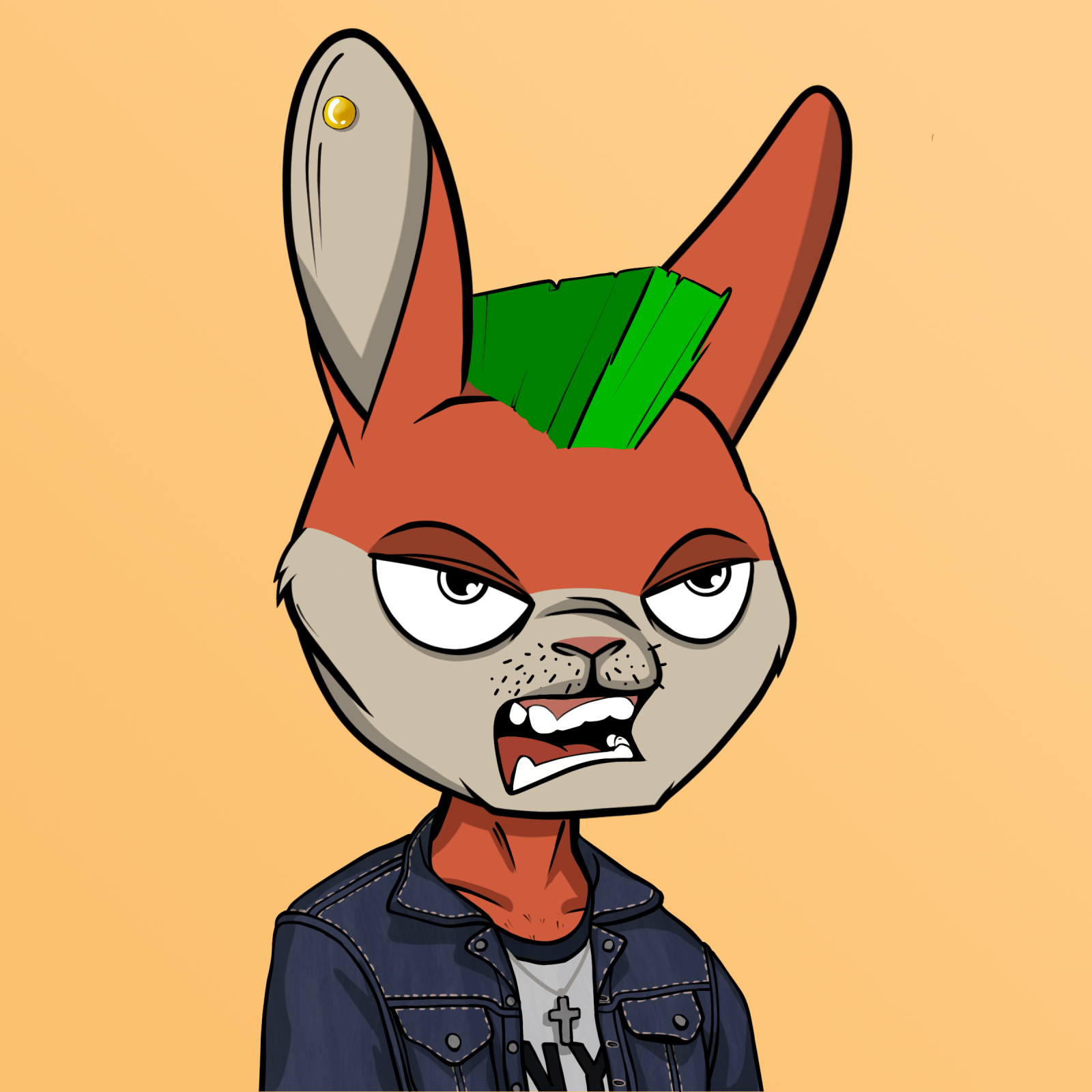 Mad Rabbit #3358 | Nifty Gateway